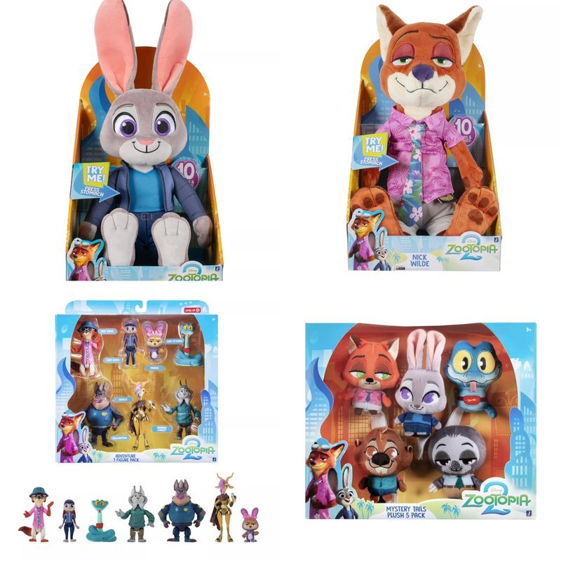 ฟิกเกอร์ Disney Zootopia Crazy Zootopia Rabbit Fox | Shopee Thailand