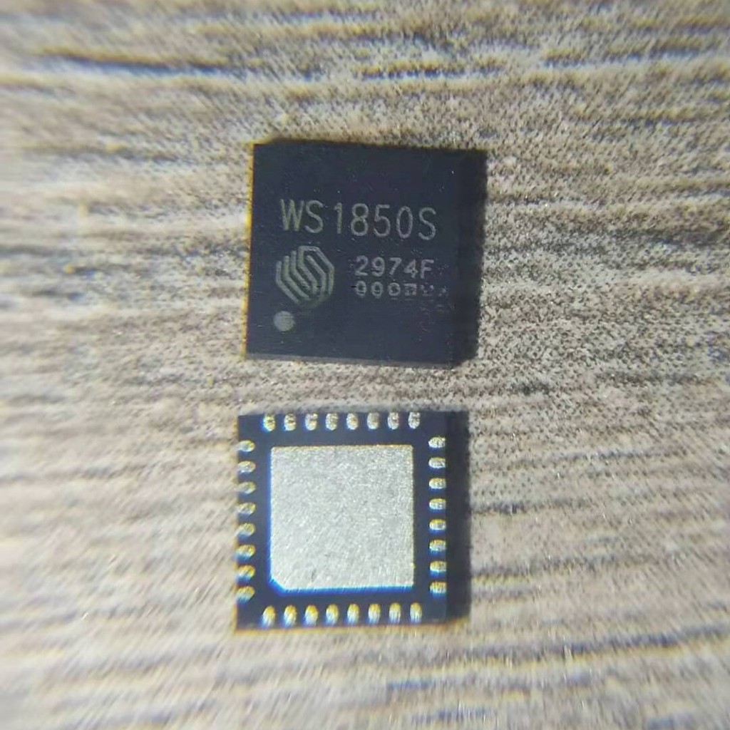 ((1 ชิ้น) ชิ้นส่วนอิเล็กทรอนิกส์ WS1850S QFN-32 RF ตัวรับสัญญาณการ์ดชิป ...