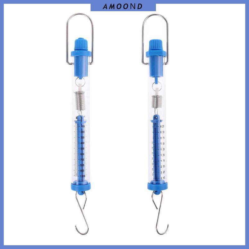 AMOOND 2 5N 10N Newton Force Meter Spring Scale Dual Scale Labeled ...