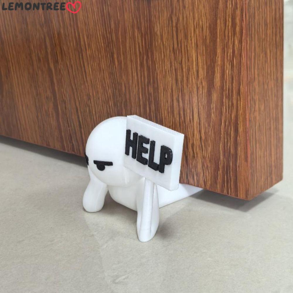 LEMONTREE Little Man Door Stop, Pet-Friendly Non-Slip พิมพ์ประตูหยุด ...