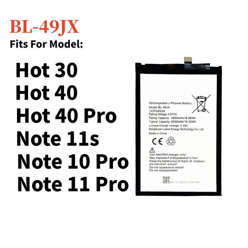 Battery BL-49JX Compatible For แบตเตอรี่ INFINIX Hot 30 , Hot 40 , Hot ...