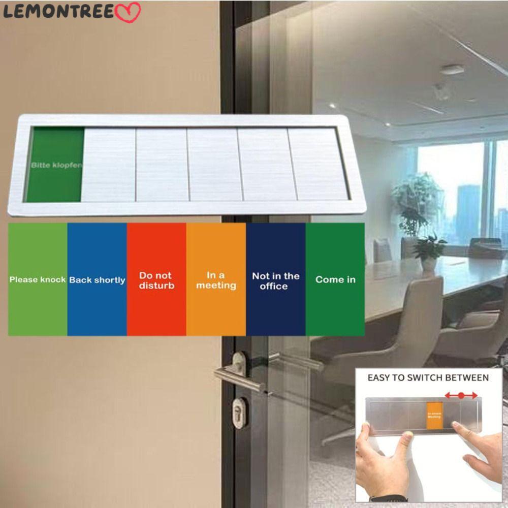 ตัวบ่งชี้ความเป็นส่วนตัว LEMONTREE อย่าลบ 6 รูปปั้น Office Door Status ...
