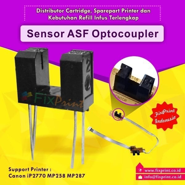 Optocoupler PE Sensor ASF เครื่องพิมพ์ Canon MP258 MP287 iP2770 ใหม่ ...