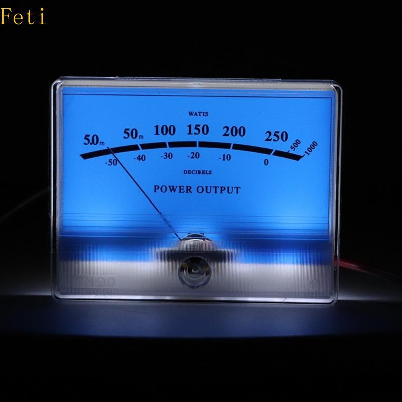 Feti VU Meter 12V-16V แผง VU Meter Warm Back Light Recording Audios ...