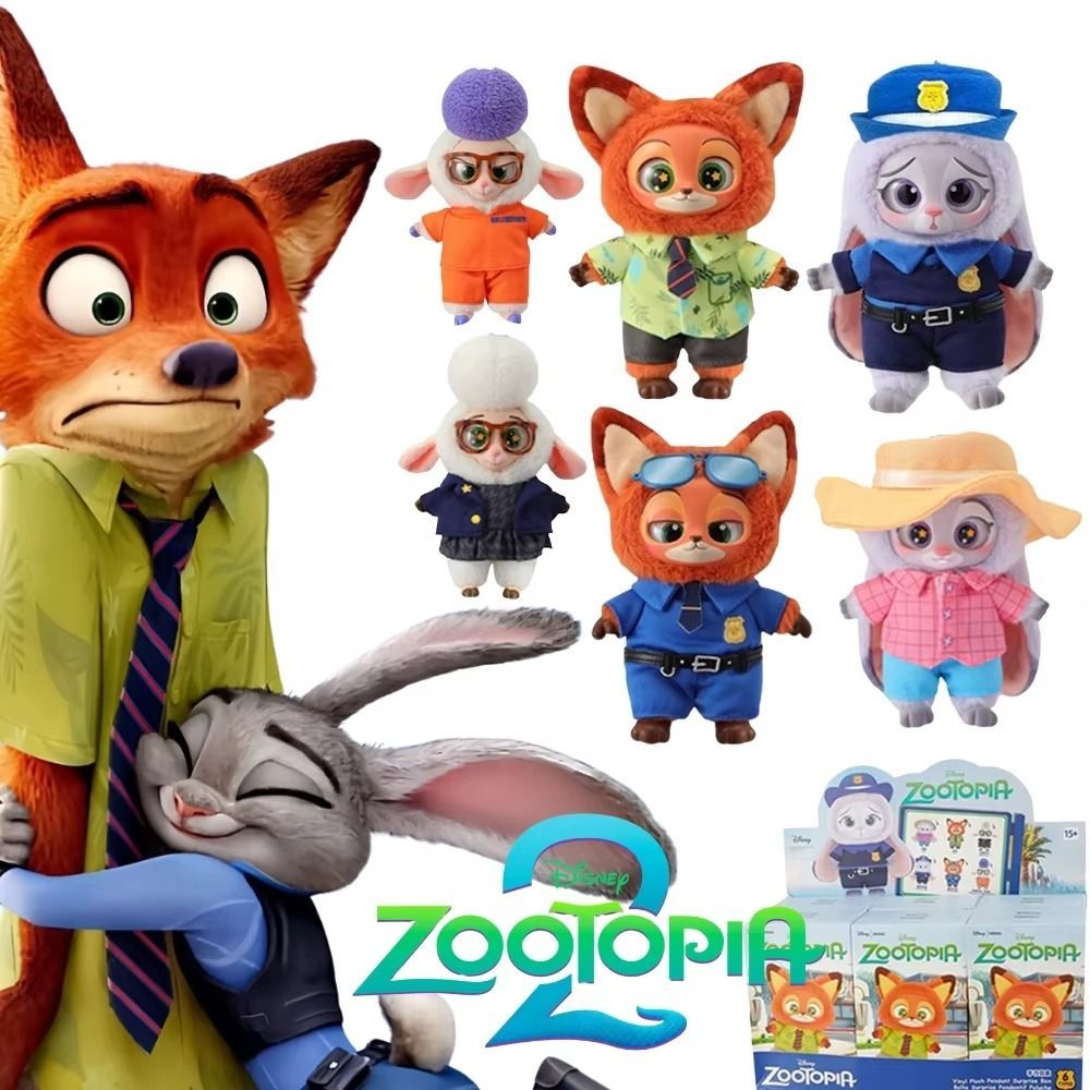 AOGANAKE Zootropolis Box, Anime Figures Judy Nick Judy Nick Plush Toy ...