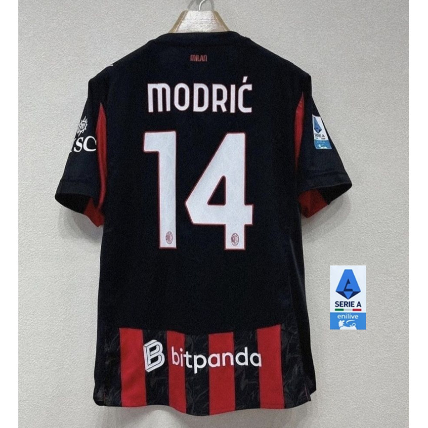 AAA+ 25-26 AC Milan Home Fan เสื้อฟุตบอล S-4XL | Shopee Thailand