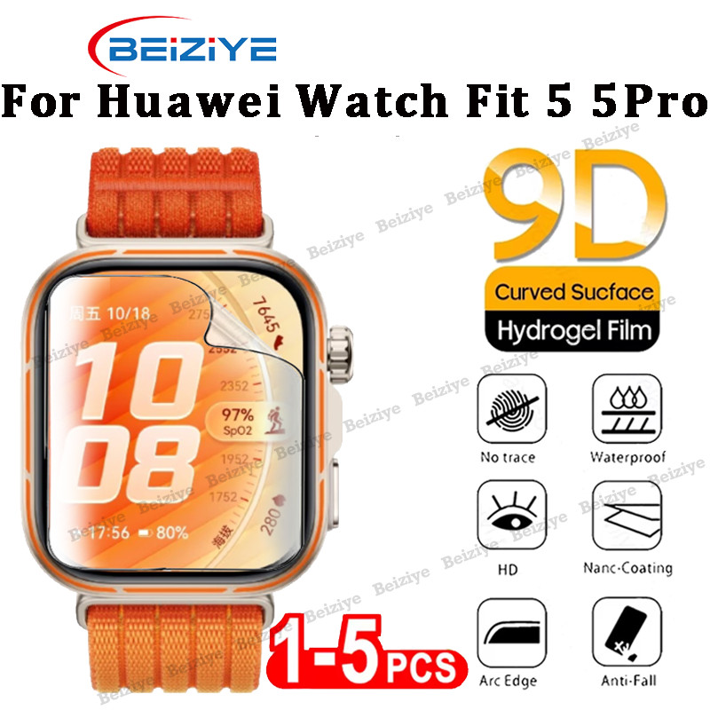 ฟิล์มไฮโดรเจลสําหรับ Huawei Watch Fit 5 /5 Pro ป้องกันหน้าจอสําหรับ ...