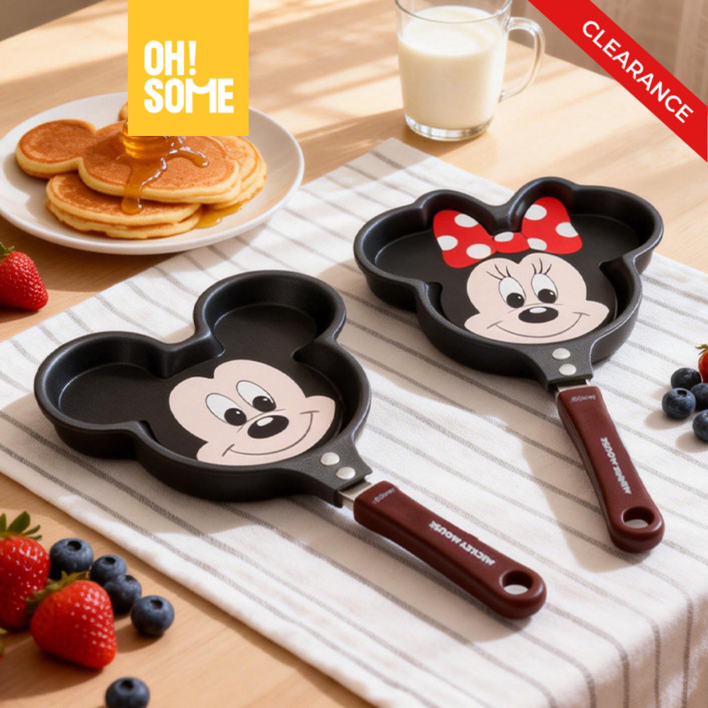 OHSOME x Disney กระทะลายมิกกี้และมินนี่เมาส์ Mickey & Minnie Mouse ...