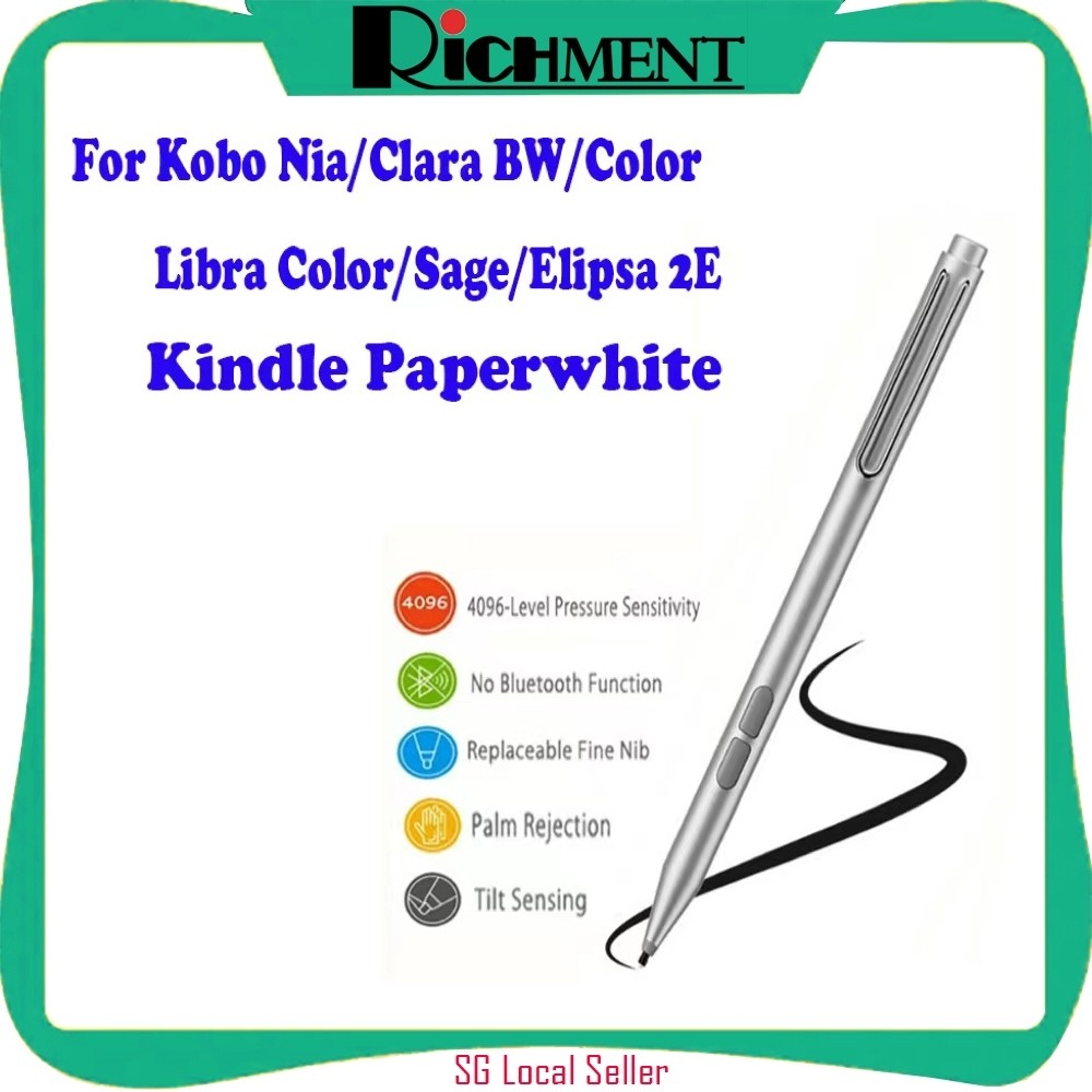 ผู้ขายSGRICHMENT ปากกาสไตลัสสําหรับ Kobo Nia/Libra Color/Kobo Sage/Kobo ...