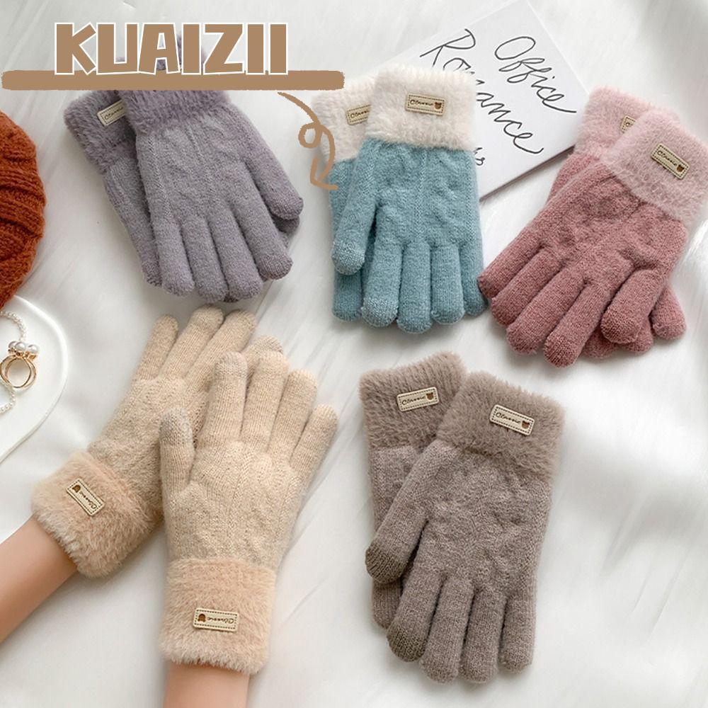 ถุงมืออุ่นคูอิซซี่ สำหรับหน้าหนาวและใบไม้ร่วง ใช้งานได้ดีบนหน้าจอกลั่น ...