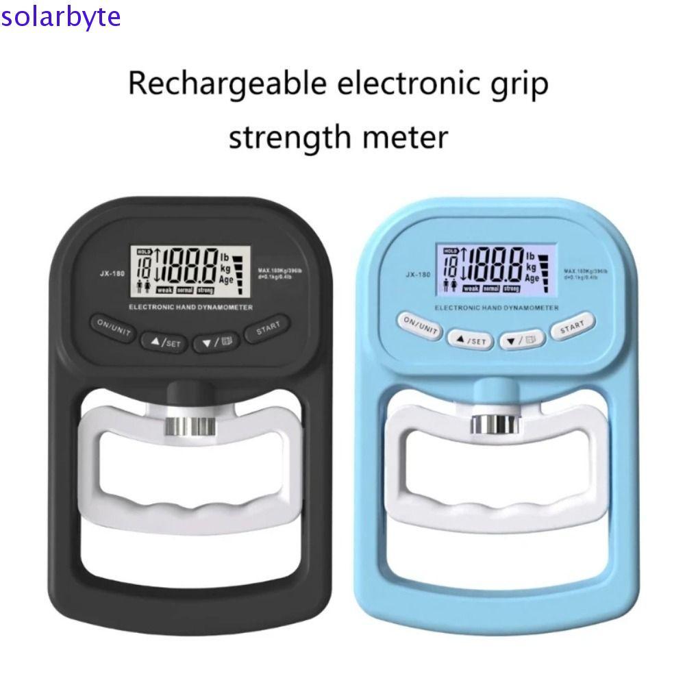 SolarByte เครื่องวัดกำลังมือดิจิตอล สำหรับวัดแรงบิดแขนและข้อมือ ปรับได้ถึง 396lbs/180kg พกพา ...