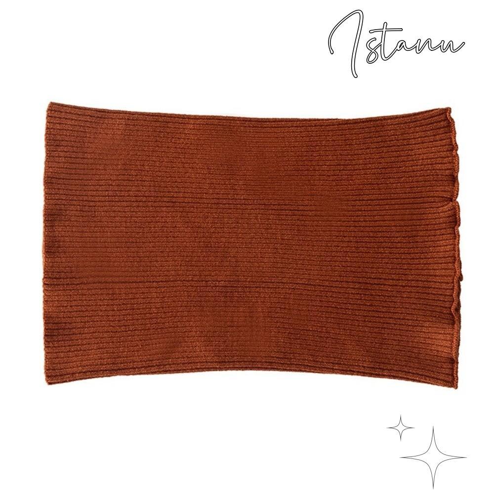 ISTANU ผ้าพันคอกันลม อบอุ่นและป้องกันลม สีทึบสำหรับขี่จักรยานและเล่นสกี ...