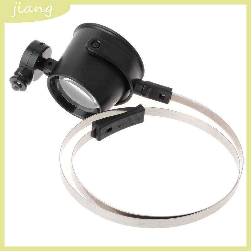 JN ใช้งานได้จริง 10X LED Eye Loupe เครื่องประดับนาฬิกาซ่อมแว่นขยายแถบ ...