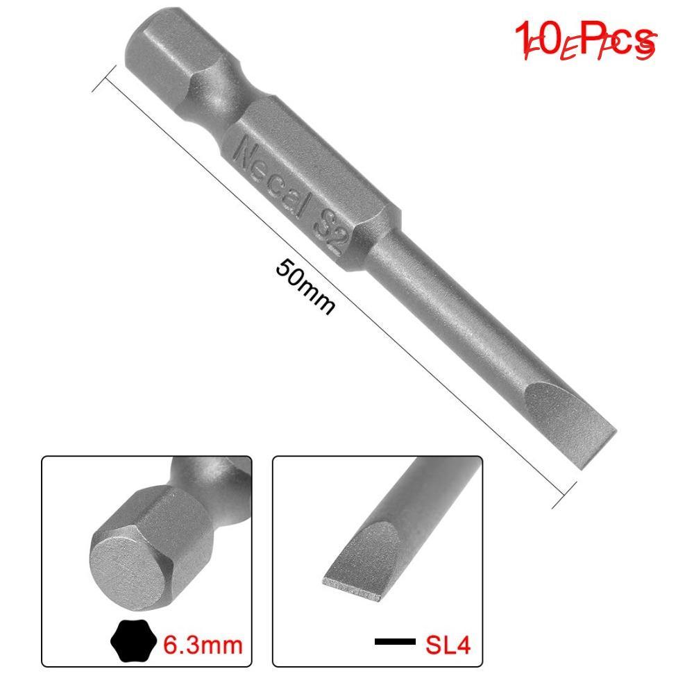 FEPS Driver Bits, Hex Magnetic Slotted Tip Slotted ไขควงบิต,คุณภาพสูง ...