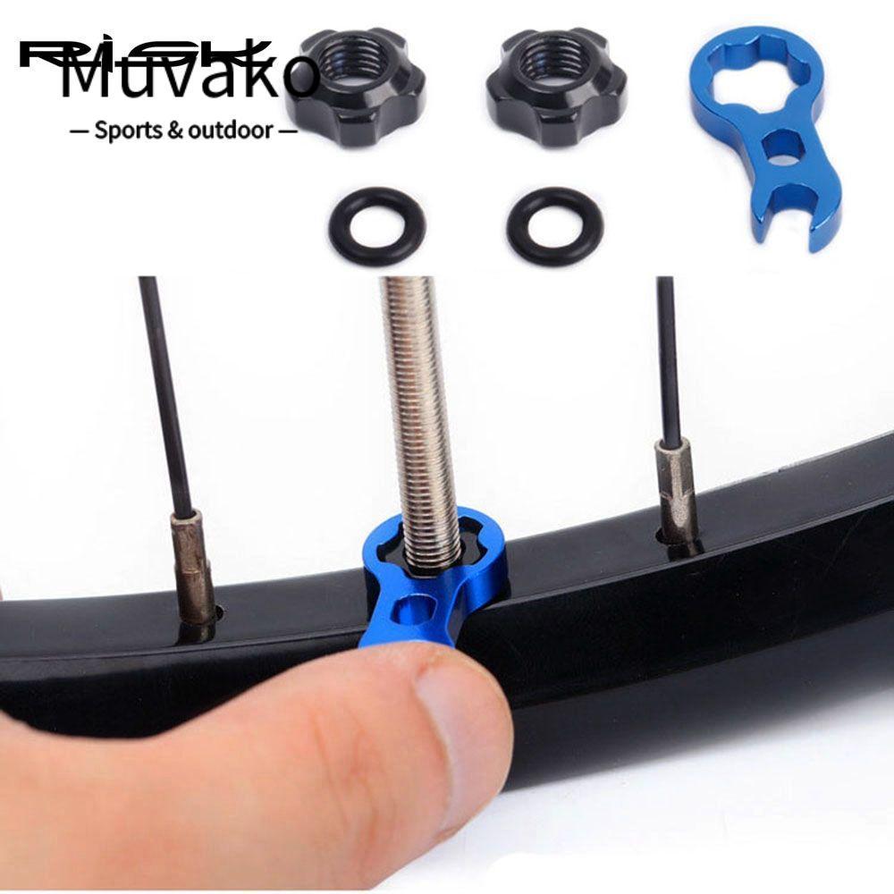 MUVAKO ชุด Presta Valve Nut คุณภาพดี สำหรับจักรยาน MTB และ Road Bike ...
