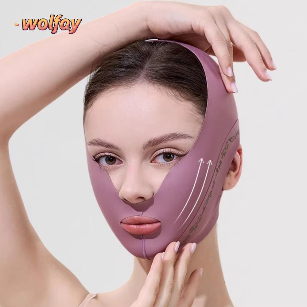 YOLANDA ผ้าพันแผลกระชับสัดส่วน, เข็มขัดยกสาย V Face Shaper, แบบพกพา ...