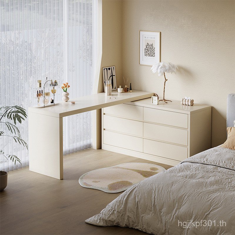Dresser ตารางครึ่งล้อมรอบมุมโต๊ะ L-Shaped High-End สํานักงานห้องนอน ...