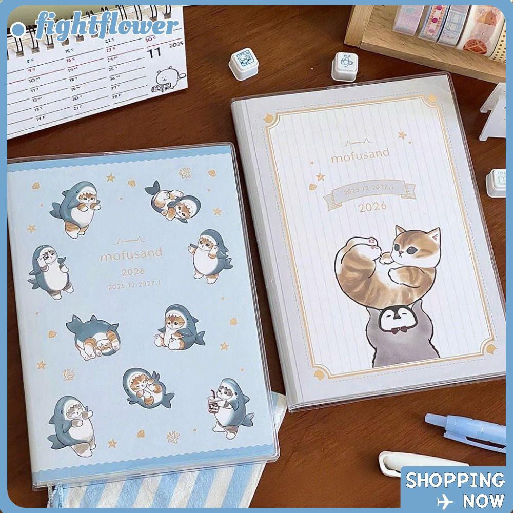 FIGHT 2026 Planner, Mofusand Color Inner Page Agenda Book, with ...