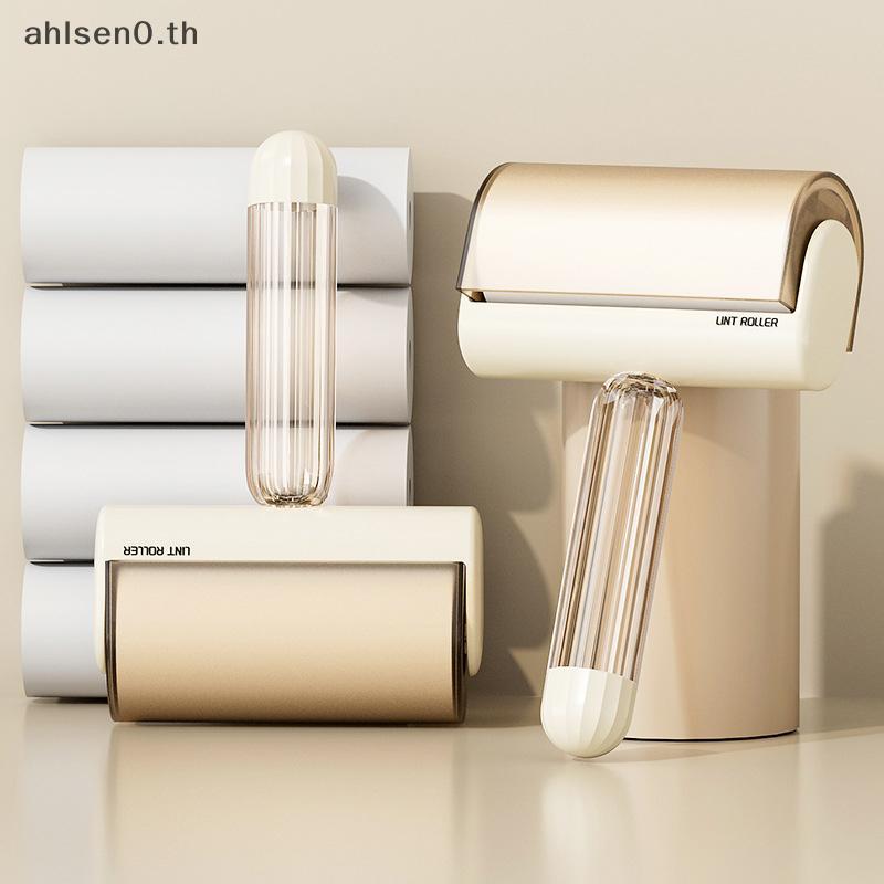 Ahlsen0 ประเภทฉีกขาดได้ม้วนกระดาษขน Sticky Roller ฝุ่นสัตว์เลี้ยงผม Remover แปรงเสื้อผ้าพรม Lint ...