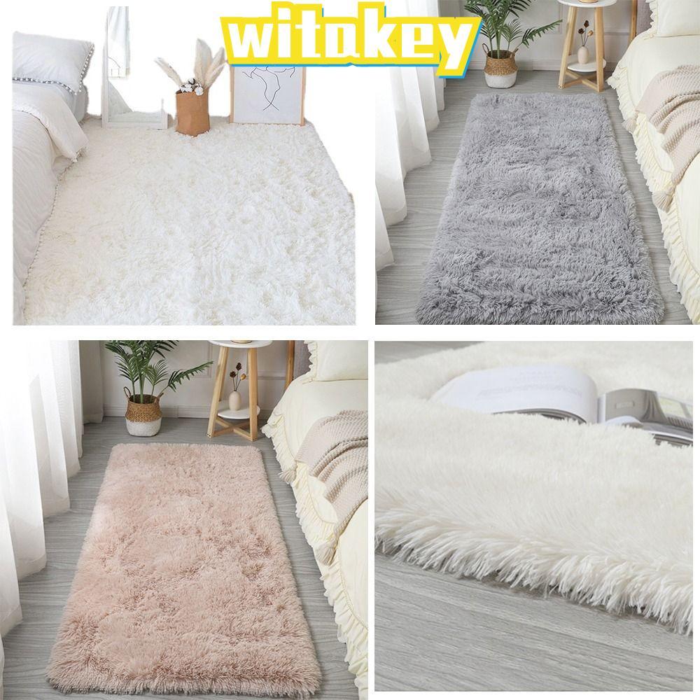 WITAKEY เบาะโซฟาคุณภาพดี เลียนแบบขนสัตว์ พรมปูพื้นลายสวยงาม ทำความสะอาดง่าย ตกแต่งห้องนอนให้น่า ...