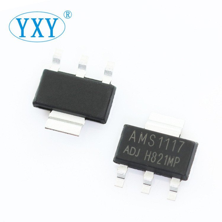 AMS1117-ADJ โรงงานขายตรงสาม SOT-223 เครื่องปรับแรงดันไฟฟ้า 1117-ADJ End Power Supply IC 7ESC ...
