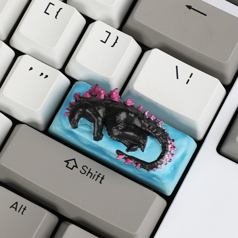 ขายร้อน Glacier Godzilla Back Mechanical Keyboard Keycap Single Unique ...