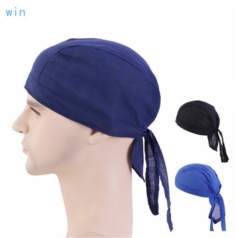 Win Kitchen Kerchief Hat หมวกเชฟกันเหงื่อพร้อมสายรัดปรับระดับได้สําหรับ ...