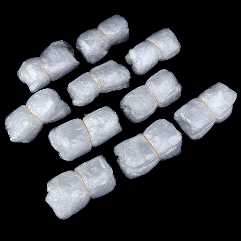 [GEX] 100 ชิ้นทิ้งโรงพยาบาล Overshoes ทําความสะอาดรองเท้าครอบคลุมพรมป้องกัน [TH] | Shopee Thailand