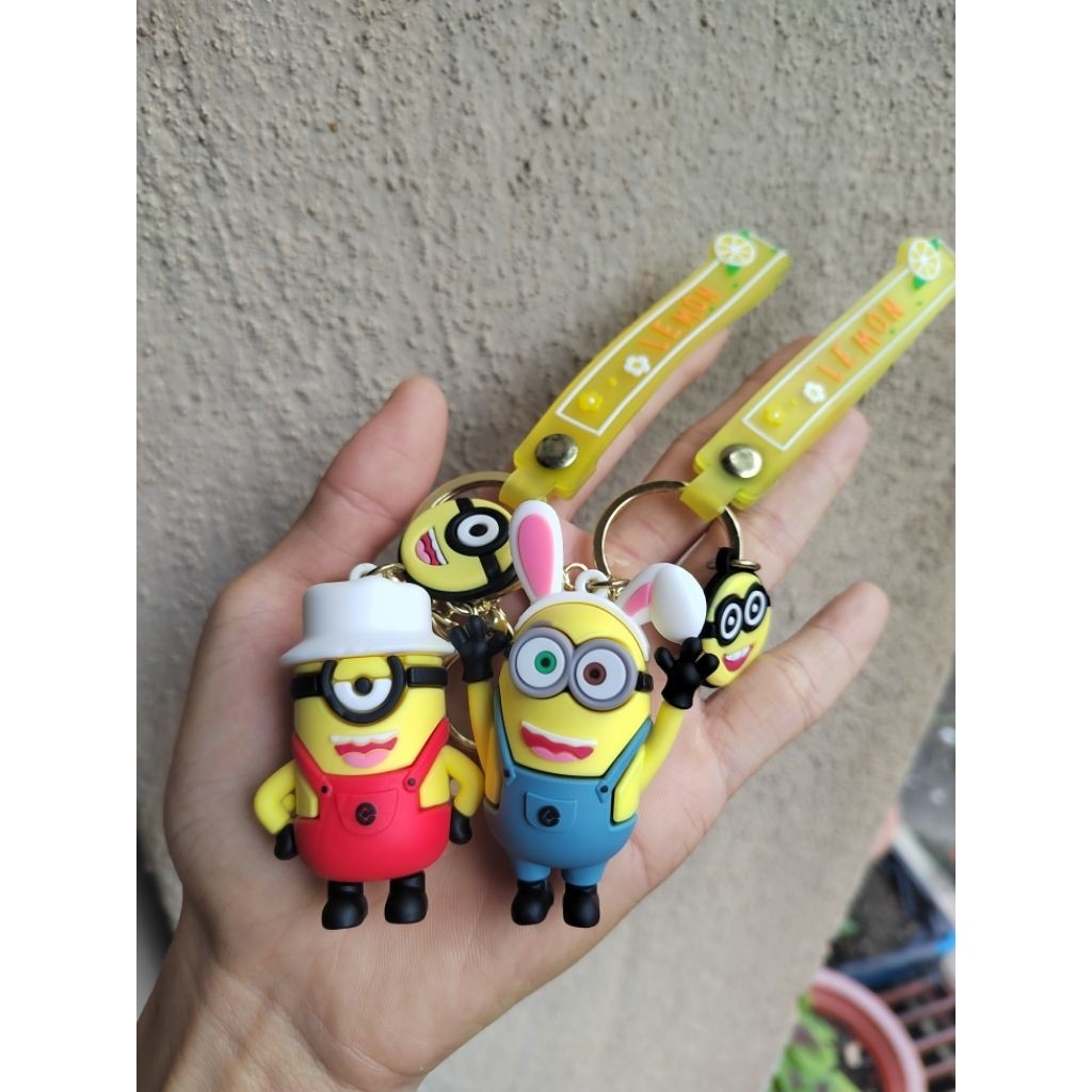 [MINION KEYCHAIN] Minion The despicable Merchanical Keychain Rantai ...
