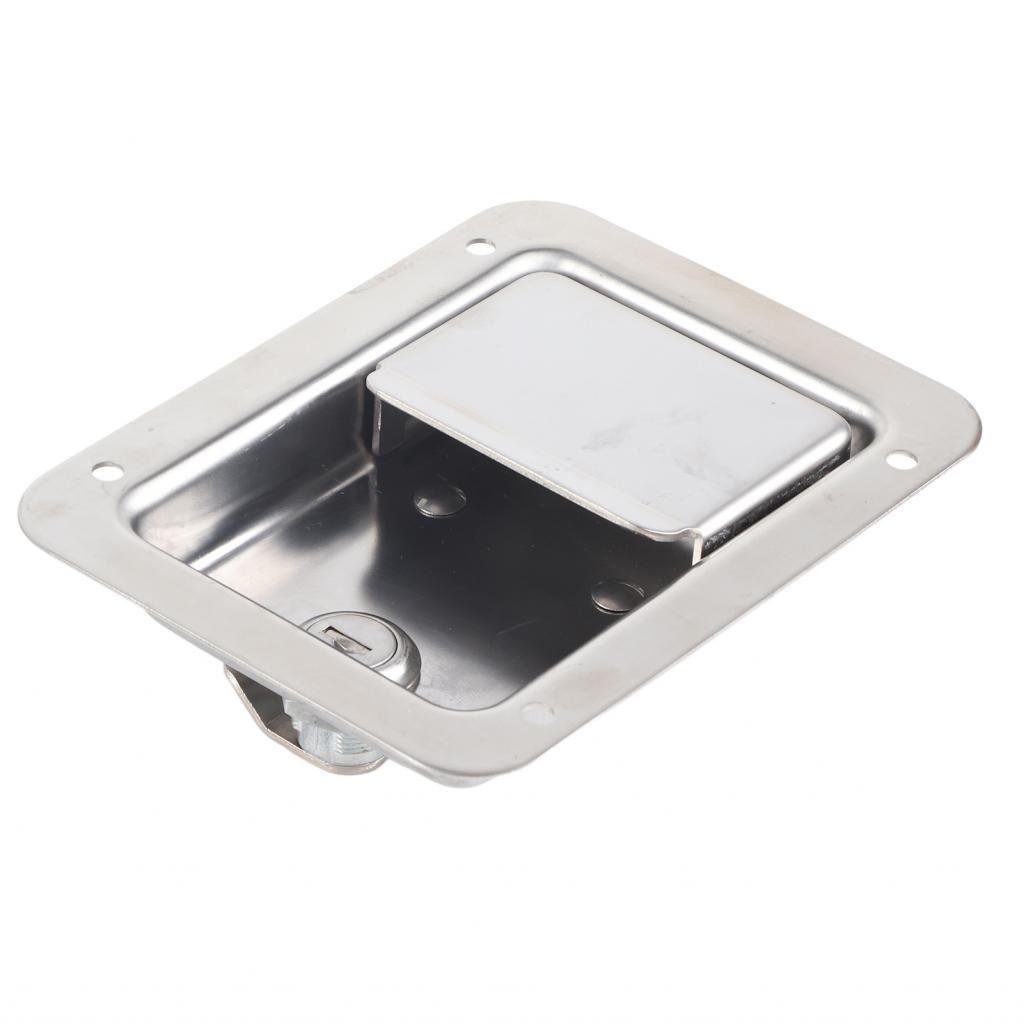 Topfree-TH Flush Mount Paddle สลักประตู Weatherproof 304 สแตนเลสสำหรับ ...