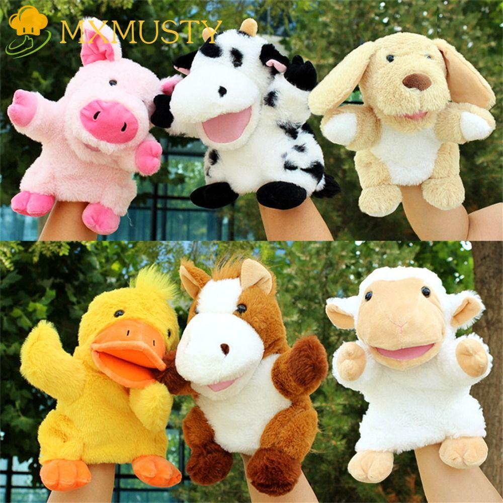 MXMUSTY ตุ๊กตาสัตว์ตุ๊กตา,ตุ๊กตาสัตว์ตุ๊กตาม้าสุนัขแกะตุ๊กตามือ,ของขวัญ ...