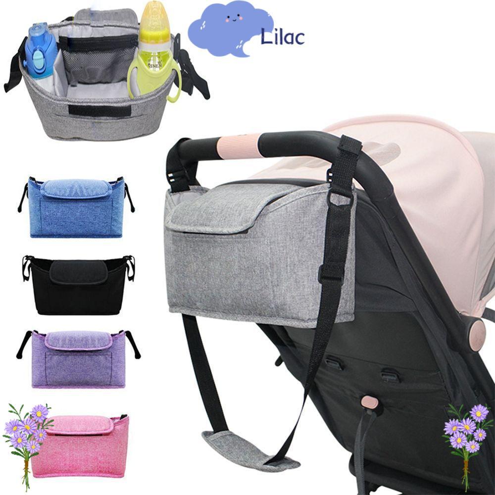 LILAC Pram กระเป๋าแขวนทนทานอเนกประสงค์รถเข็นกระเป๋า Mummy Bag | Shopee ...