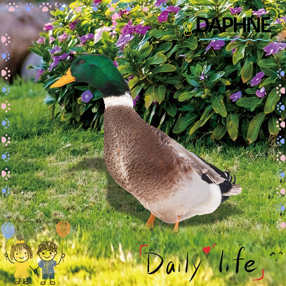 DAPHNE รูปปั้นเป็ดอะคริลิคการพิมพ์สองด้านกลางแจ้ง Weatherproof Wild ...