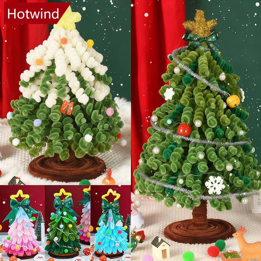 HTT 18/20 ซม.DIY Twist Stick Christmas Tree Mini DIY Tree Kit Twisted ...