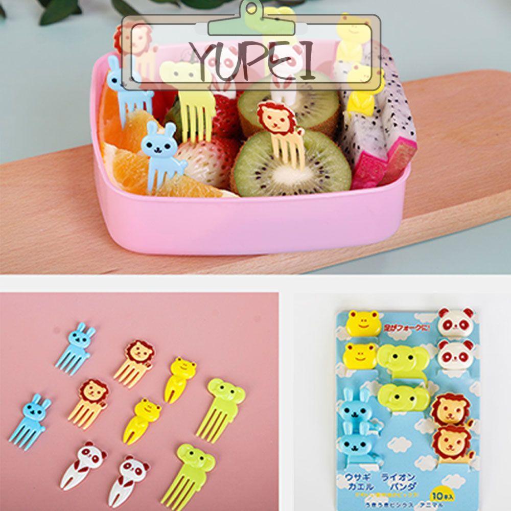 YUPEI 10 ชิ้น/ 30 ชิ้นไม้จิ้มฟันอาหารเด็ก Bento ผัก Crockery ปฏิบัติ ...