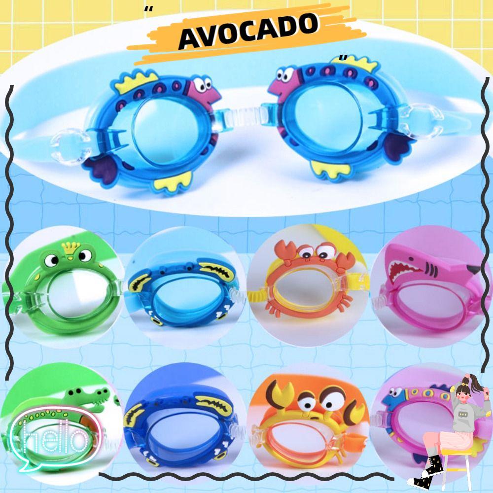 แว่นตาว่ายน้ํา AVOCAR พร้อมที่อุดหู สำหรับเด็ก ป้องกันรังสียูวีและกัน ...