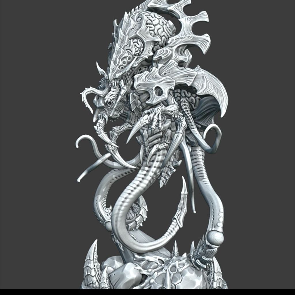 Warhammer 40k Brain Worm Queen Brain Worm Tyrant Brain Worm Poison ...