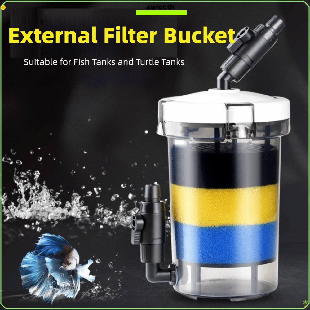 AURO Mini Fish Tank Filter ติดตั้งง่ายพร้อมกรอง Cotton Aquarium Pre ...