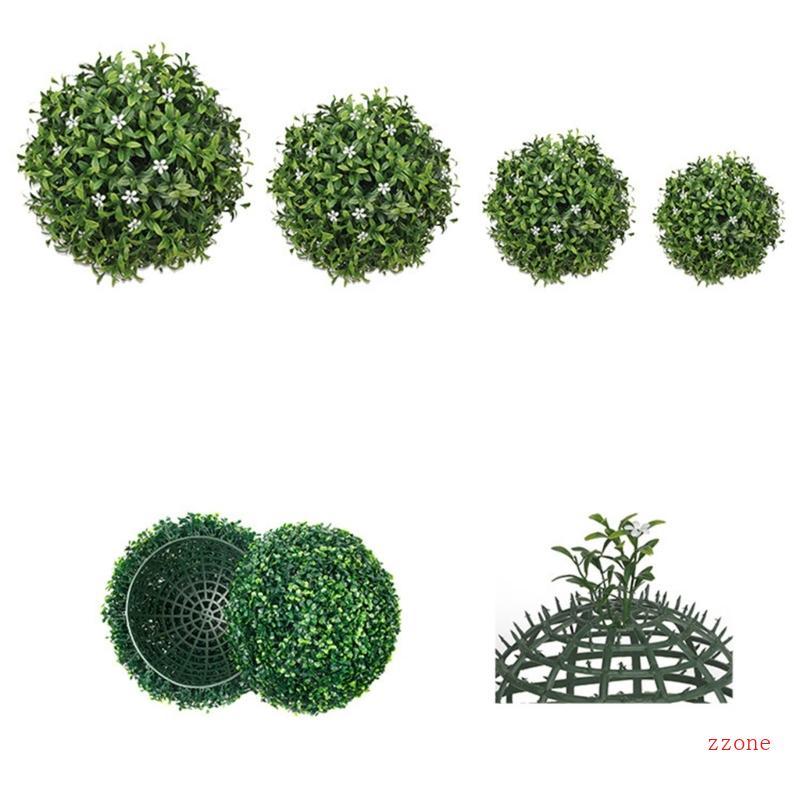 Zzz ประดิษฐ์ Topiary พืชแขวนหญ้าพลาสติกทรงกลมสําหรับงานแต่งงานในสวน ...