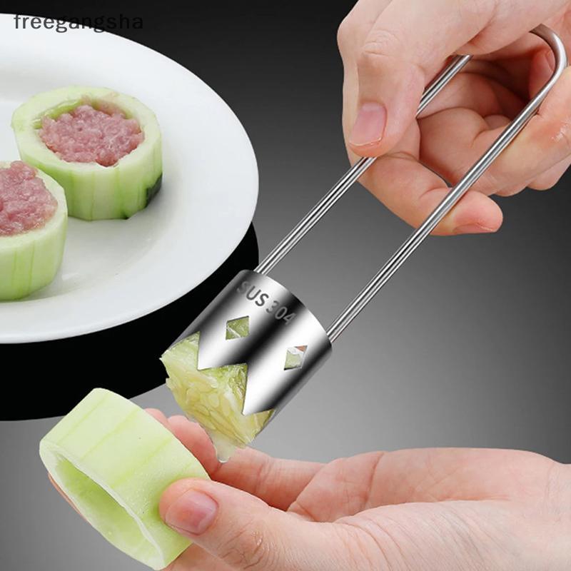 [FREG] สแตนเลสแกนผลไม้ Remover Pear Bell Peppers Pitter Extractor ...