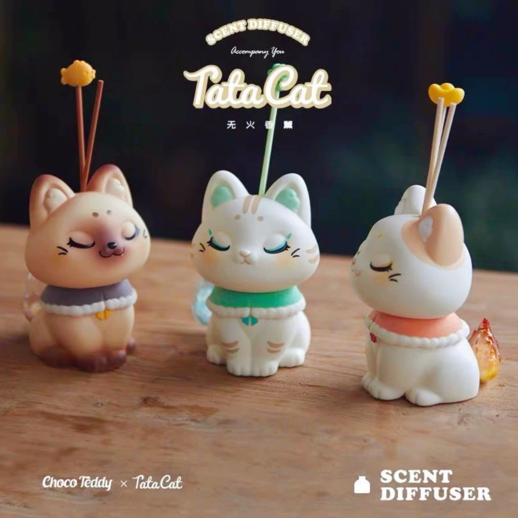 [พร้อมส่ง] Choco Teddy x Tata Cat ลิขสิทธิ์แท้ น้ําหอม Scent Diffuser ...