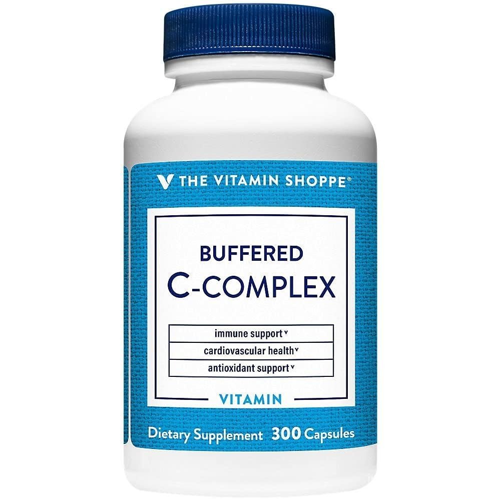 The Vitamin Shoppe Buffered C Complex, สารต้านอนุมูลอิสระที่รองรับ ...