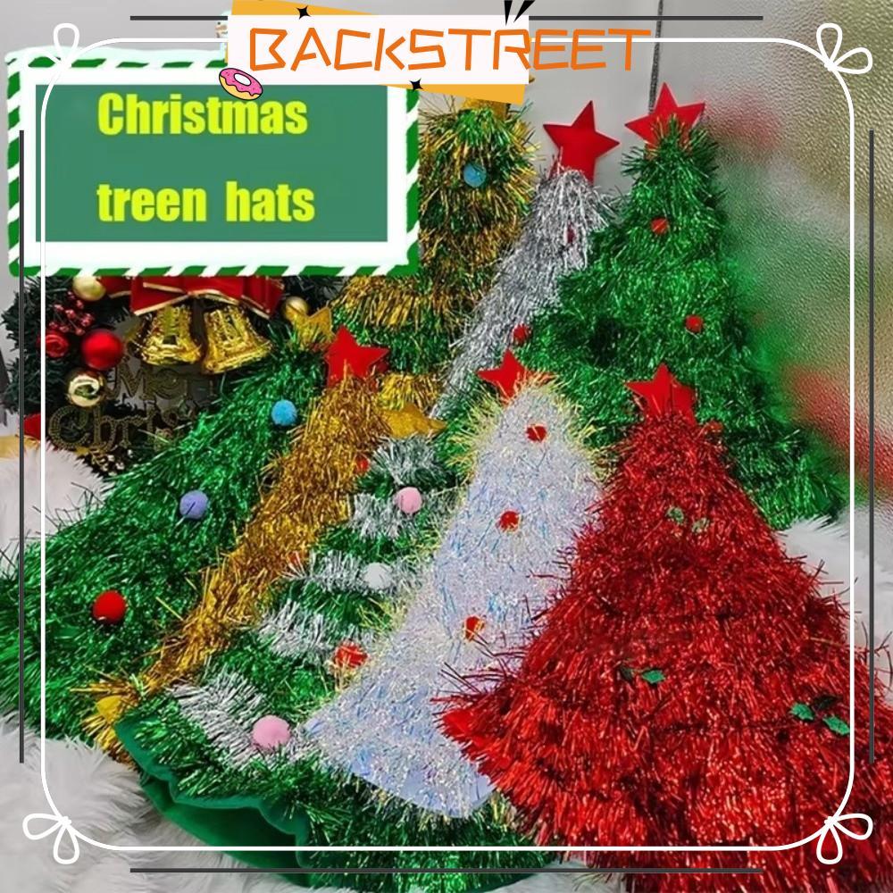 BACKSTAGE Christmas Tree Hat, Festival Party Supplies บทบาทเล่น ...