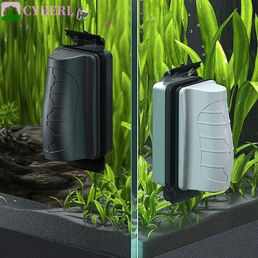 CYBERLINX Aquarium แปรงตู้ปลา, Magnetic Floating Clean Algae Scraper ...