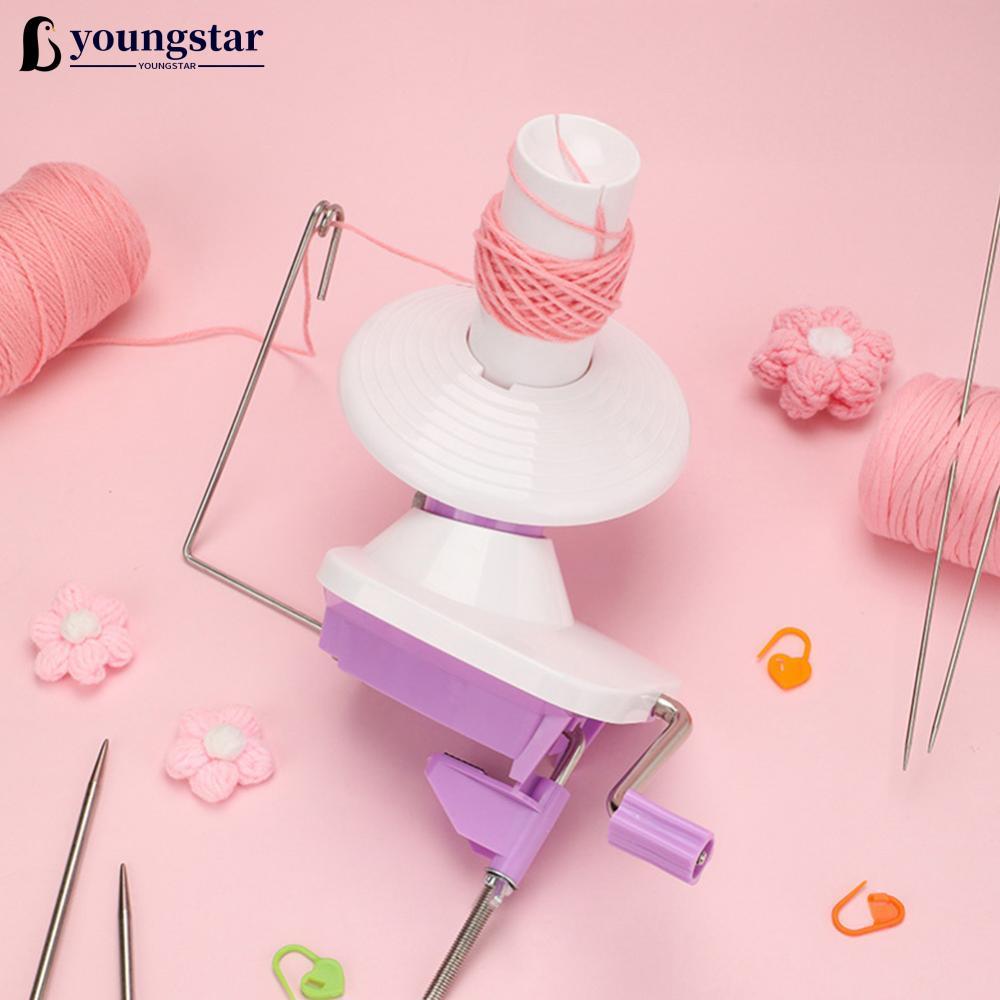 YST Hand Crank Yarn Winder แบบพกพาที่มีประสิทธิภาพ Bobbin Winder เส้น ...