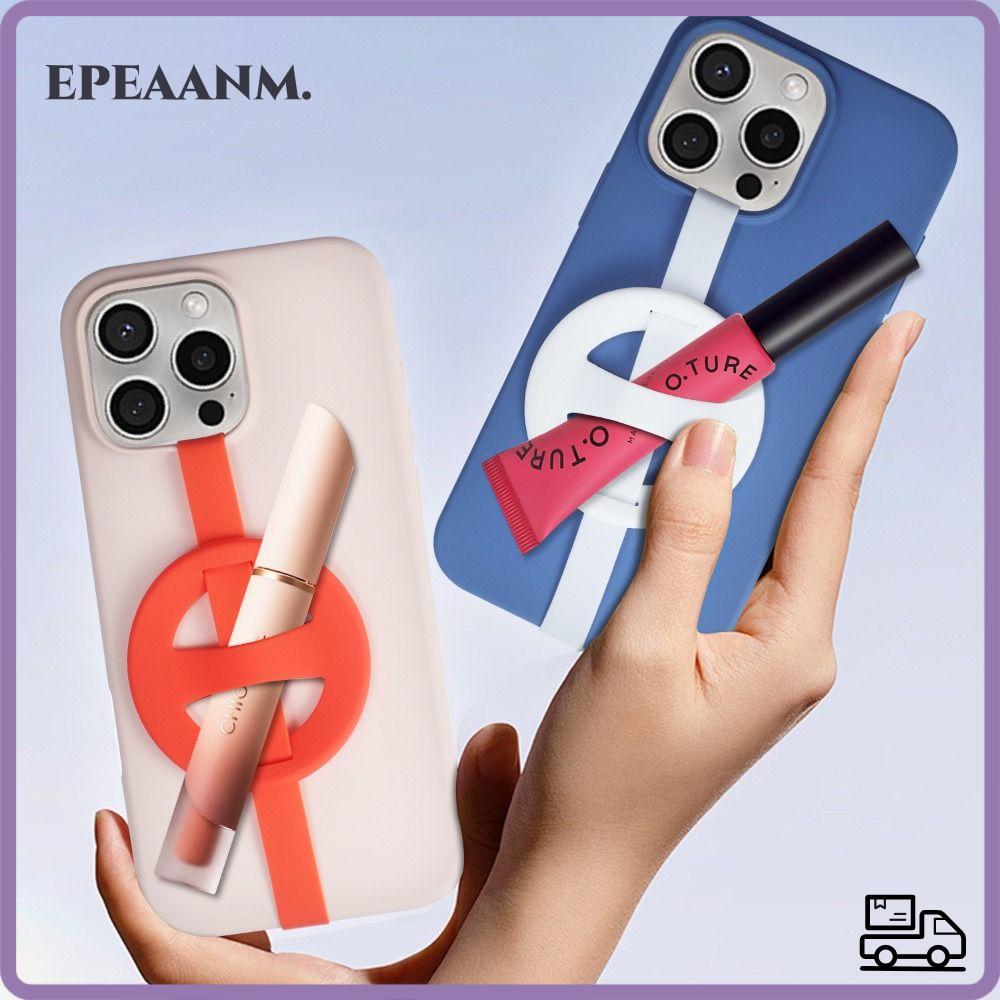 EPEAA Lip Glaze ที่วางโทรศัพท์ด้านหลัง, ซิลิโคน Universal Magnetic ...