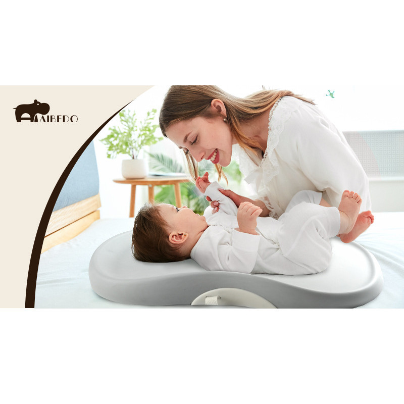 CHU mami babi เบาะรองเปลี่ยนผ้าอ้อม PU foam พร้อมโมบาย และเข็มขัดล็อค ...