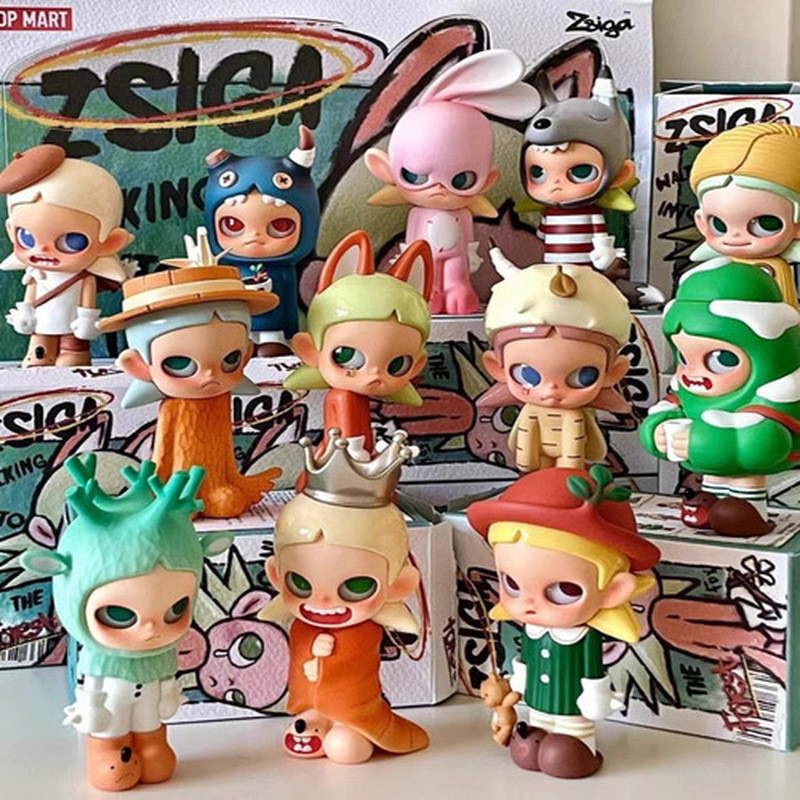 ของแท้ POPMART POPMART Zsiga Forest Walking Mystery Box Series รูปของ ...