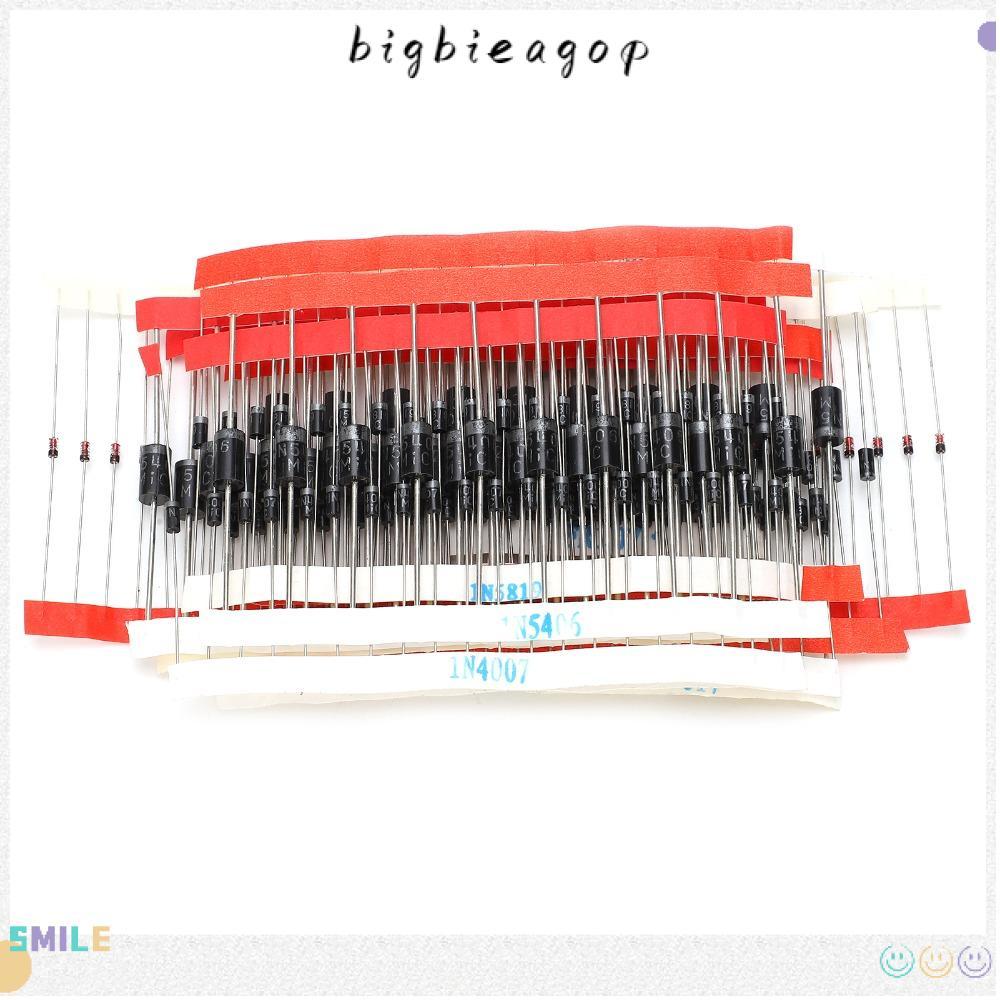 BIGBIEGOP 200PCS Diode Assorted Kit, 14 ชนิดแพ็คเกจส่วนประกอบ ...