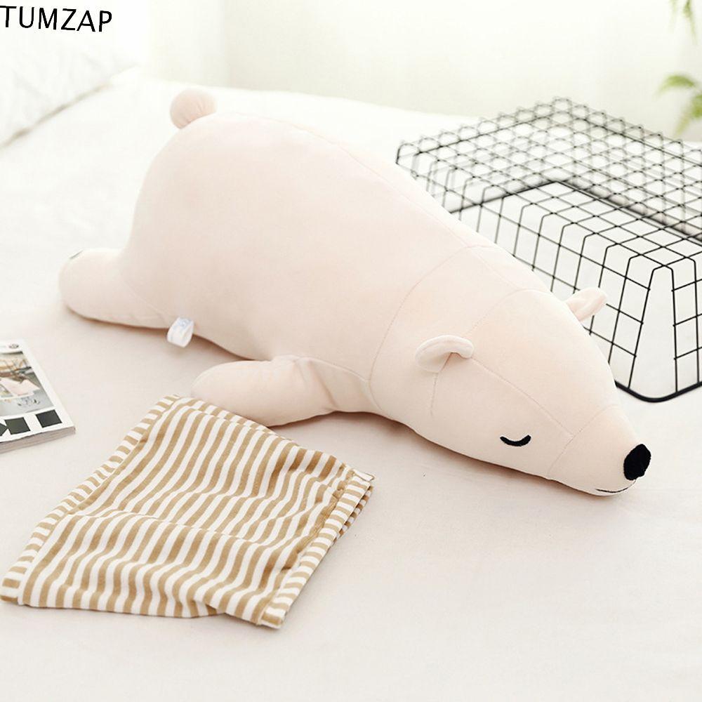 TUMZAP หมีขั้วโลกตุ๊กตาตุ๊กตาสัตว์ตุ๊กตาการ์ตูนตกแต่งบ้าน Kawaii มาพร้อมกับของเล่นตุ๊กตาสัตว์ ...